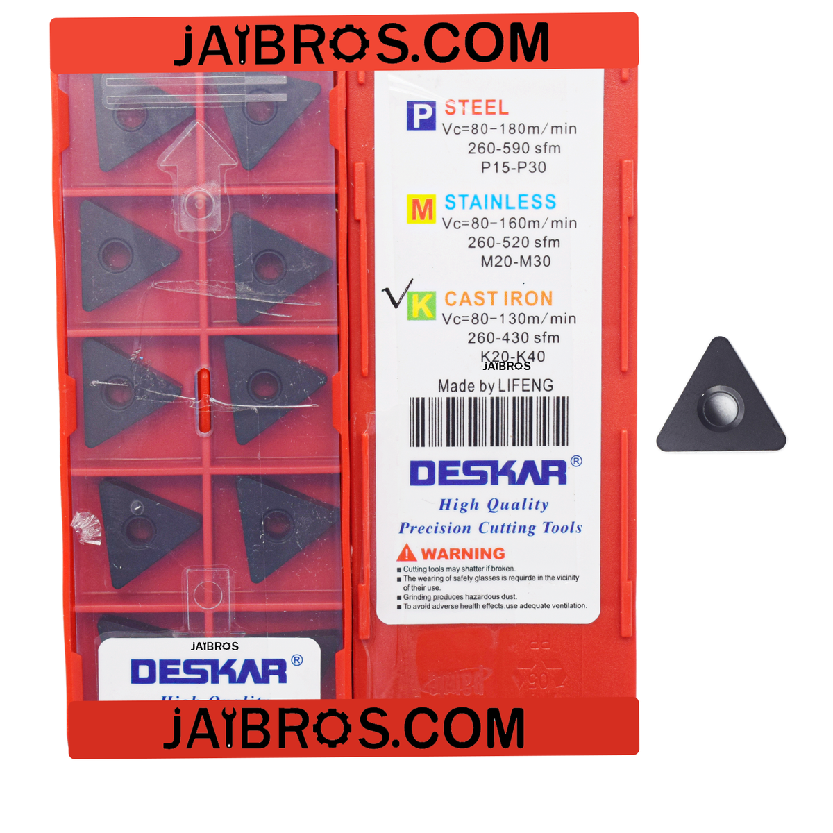 Deskar TNMA160408 Inserts – Buy from Jaibros Now