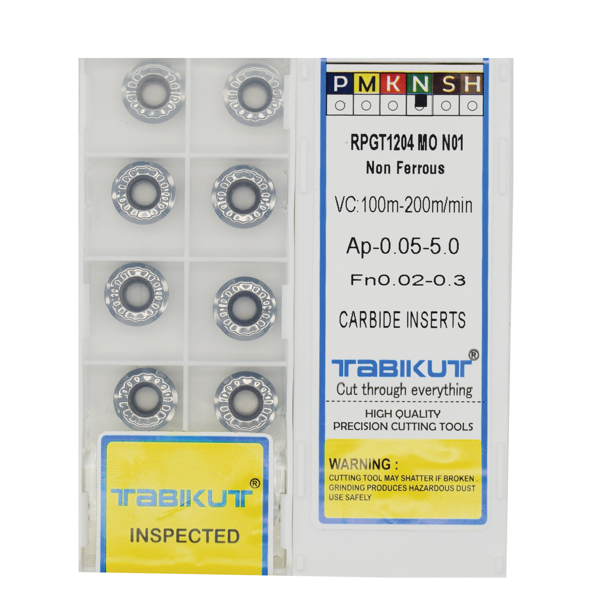 Shop RPGT1204 Carbide Insert Pack of 10 Jaibros Premium Tool