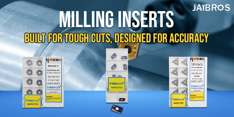 How to Select the Right Milling Inserts for Your Machining Needs – Jaibros