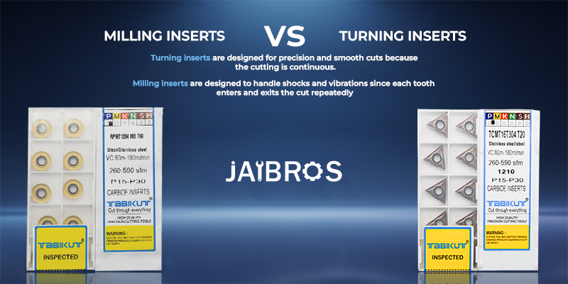 Difference Between Turning Insert and Milling Insert in CNC Machining ...