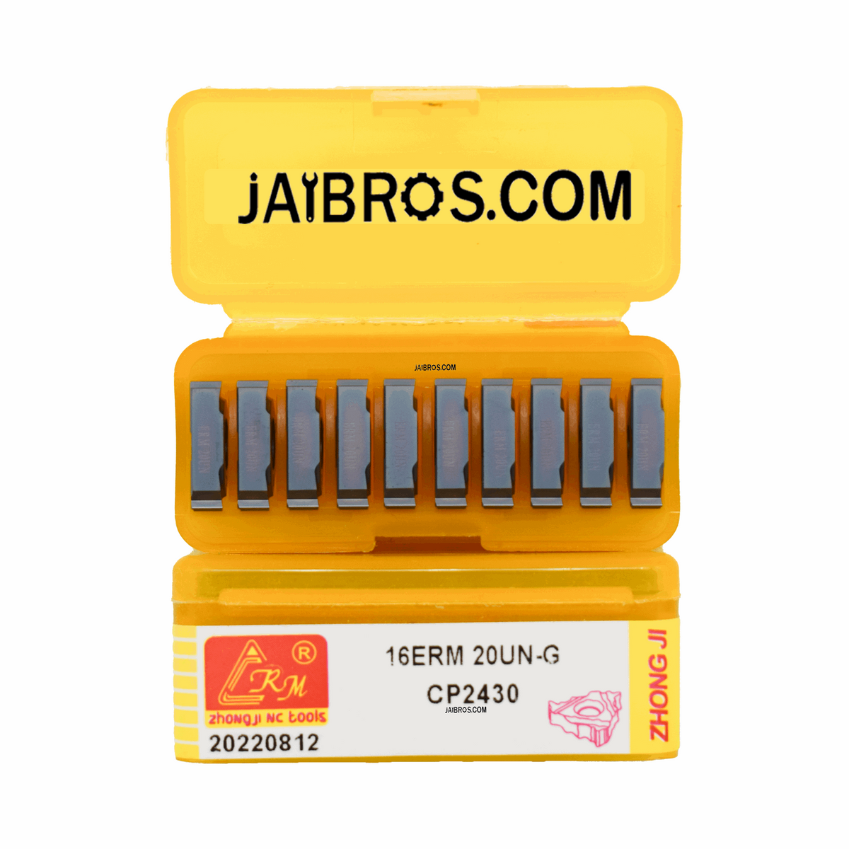 Buy Jaibros 16 ER/IR 20UN Threading CRM Carbide Inserts - Pack of 10