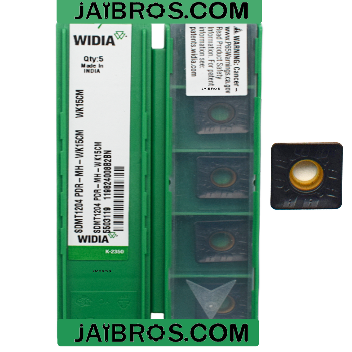 Buy Cast Iron Inserts Online – Widia SDMT1204 at Jaibros