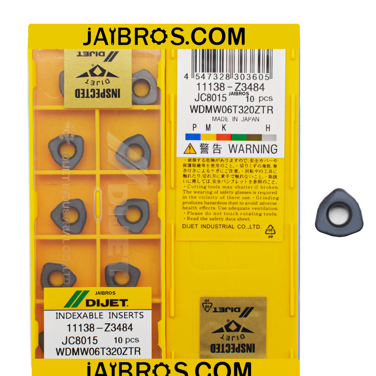 Buy Dijet Milling Inserts Online – WDMW06T320ZTR Jaibros