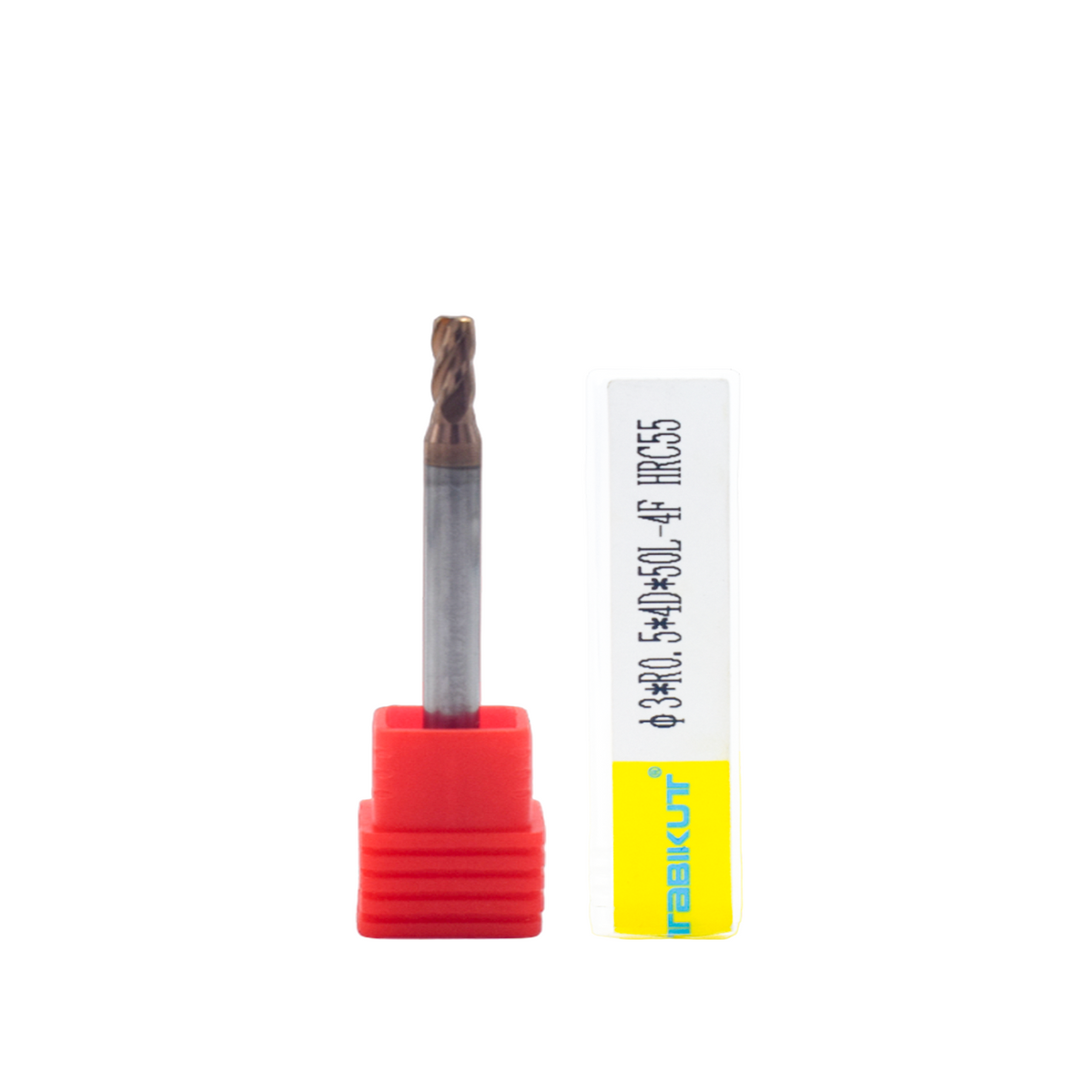Corner Radius Endmill 3mm | 0.5 & 1mm Radius – Pack of 1 – Jaibros