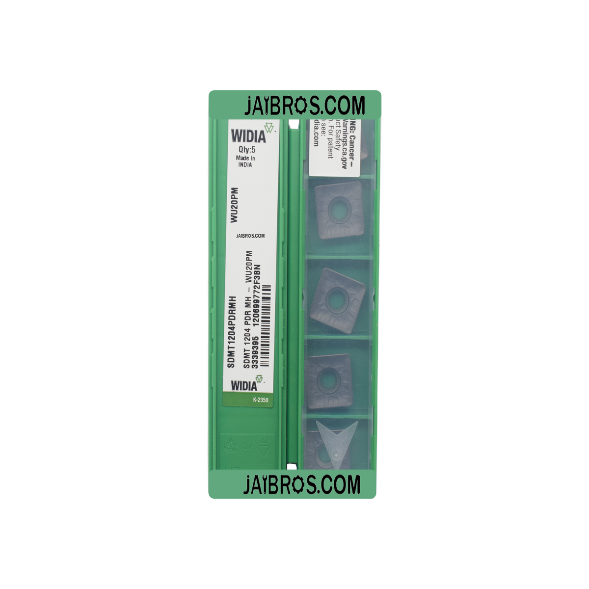 Buy Widia SDMT1204 PDR MH Inserts | Jaibros Carbide Insert Pack 10