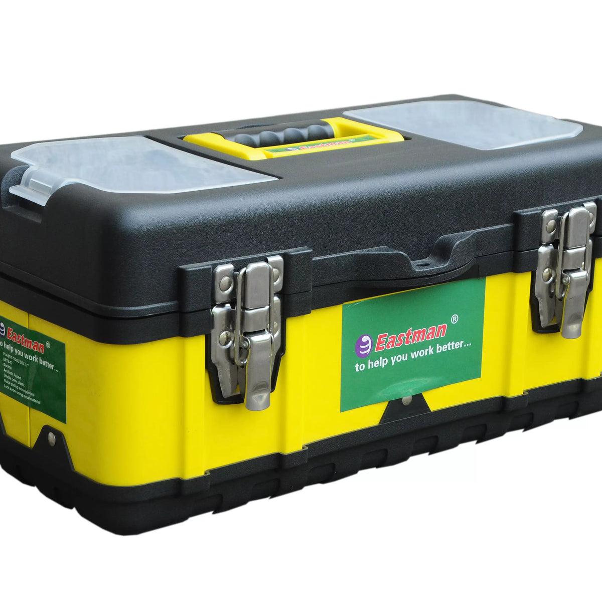 Eastman Plastic & Steel Tool Box – Strong & Durable – Jaibros