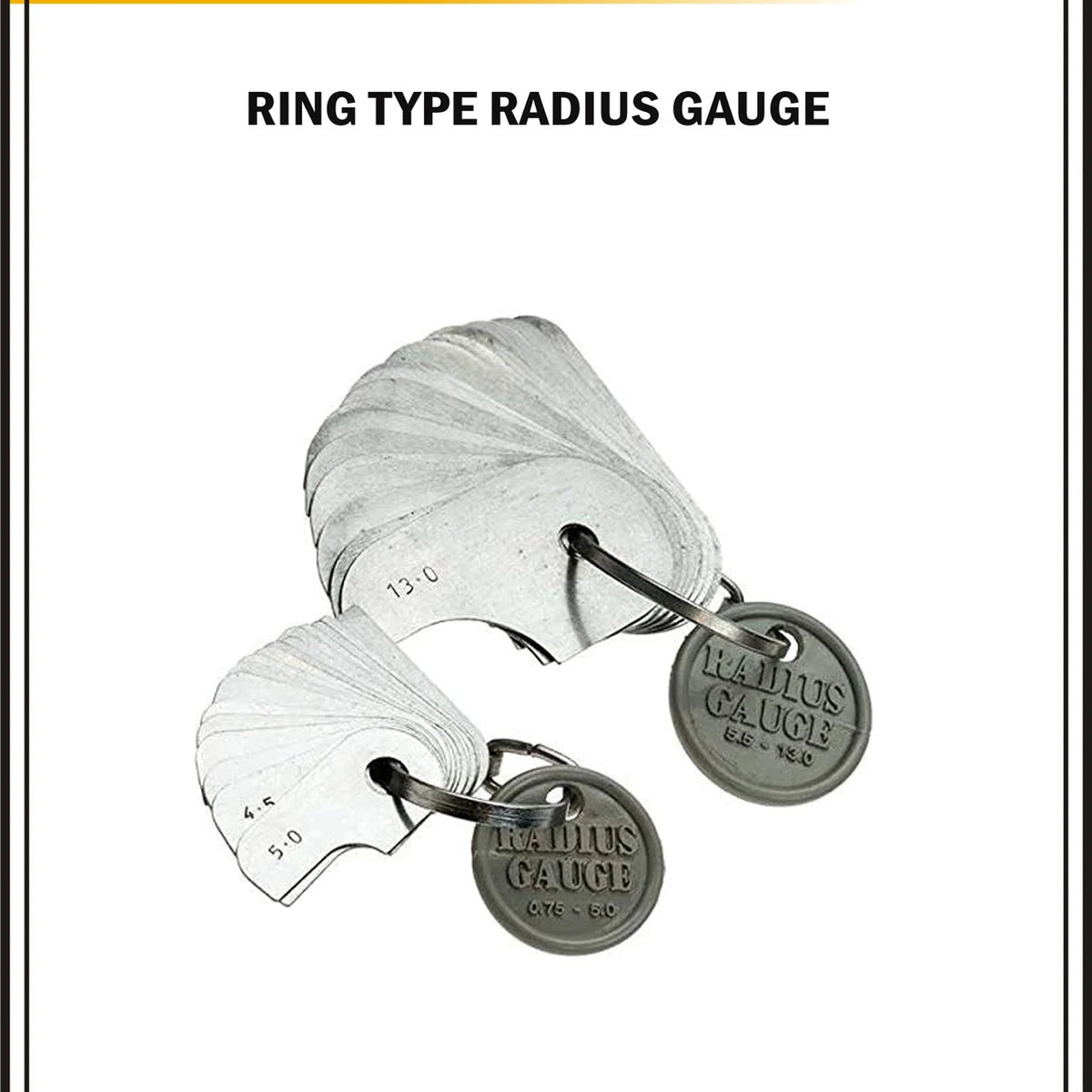 5.5-13mm Radius Gage – Ring Type Precision Measuring Tool – Jaibros